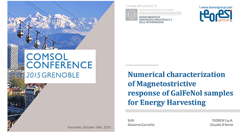 Applications and multiphysics modeling at Comsol Conference - Teoresi Group