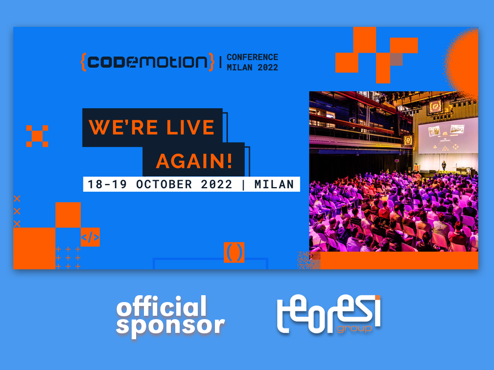 Mission “Coding”: Teoresi for digital talents at Codemotion Conference in Milan - Teoresi Group