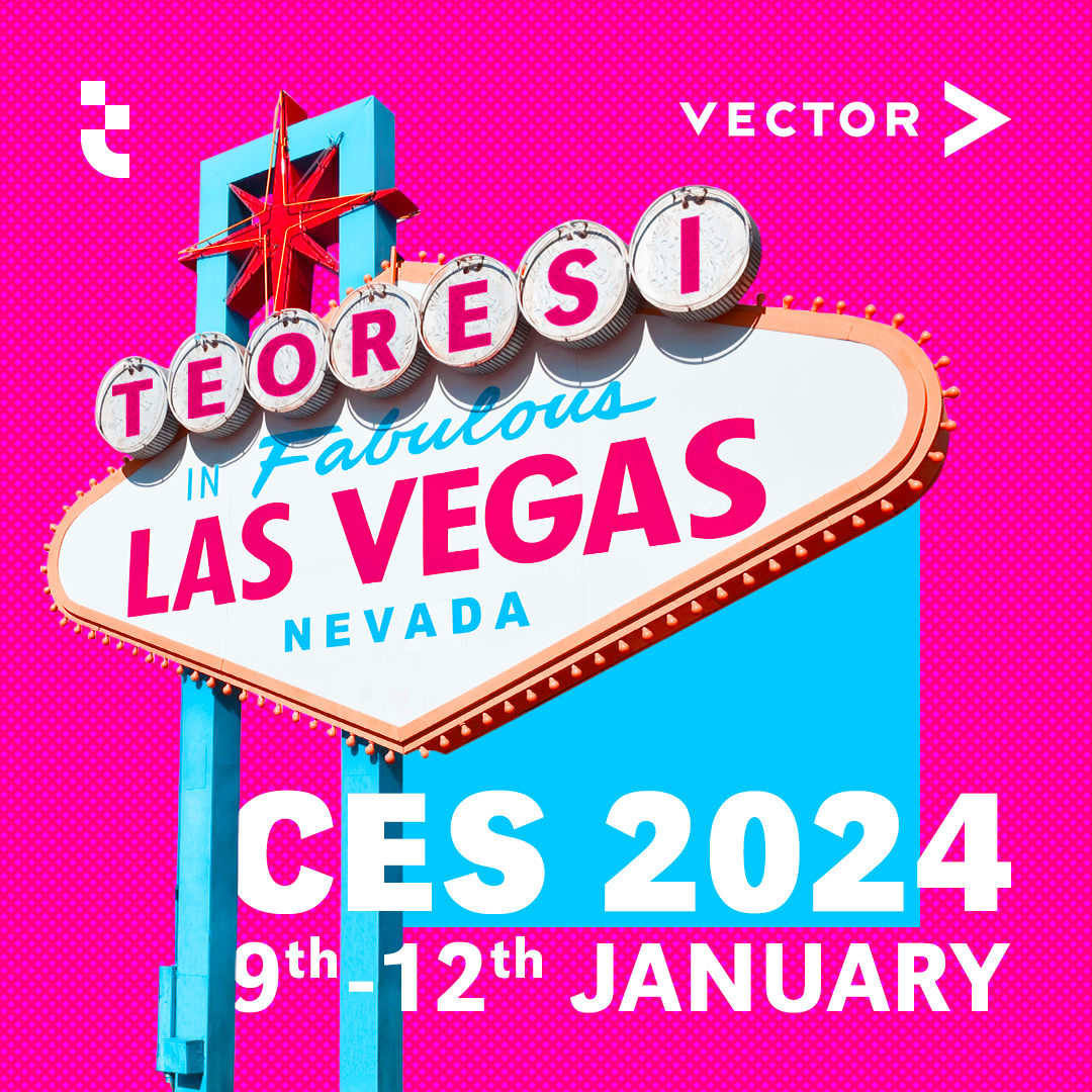 Teoresi shines bright on Vector's Partner Wall at CES 2024 - Teoresi Group