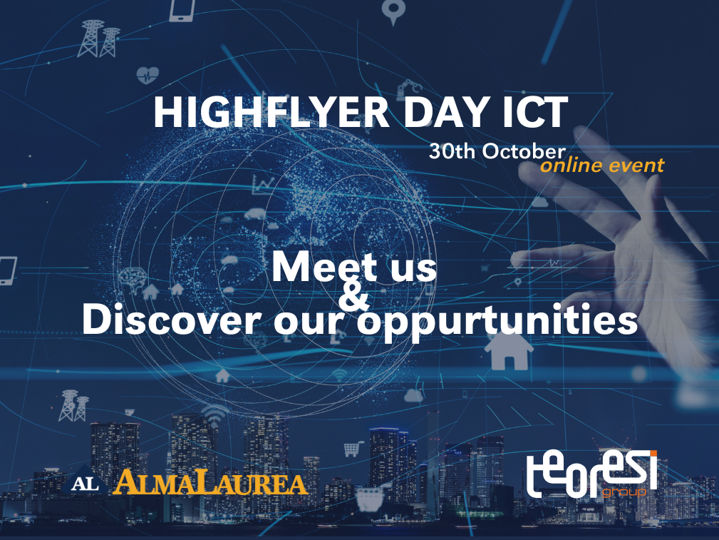 Connettiti con Teoresi all’High-Flyers Day ICT - Teoresi Group